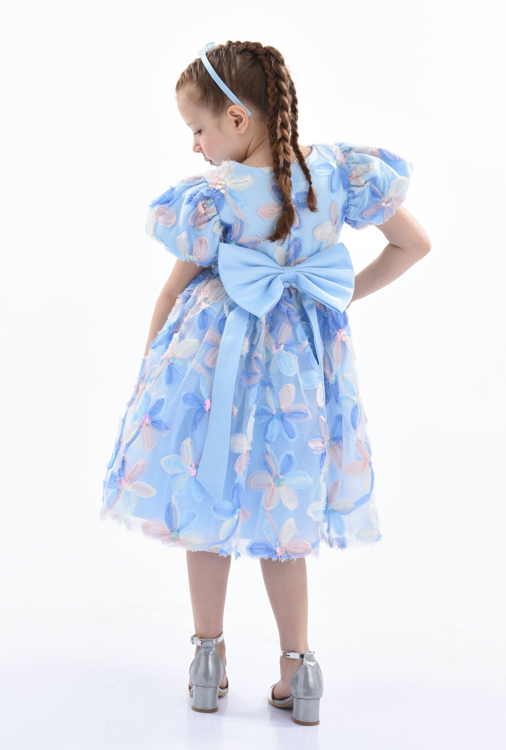 Blue Daisy Party Dress - Tulleen.com