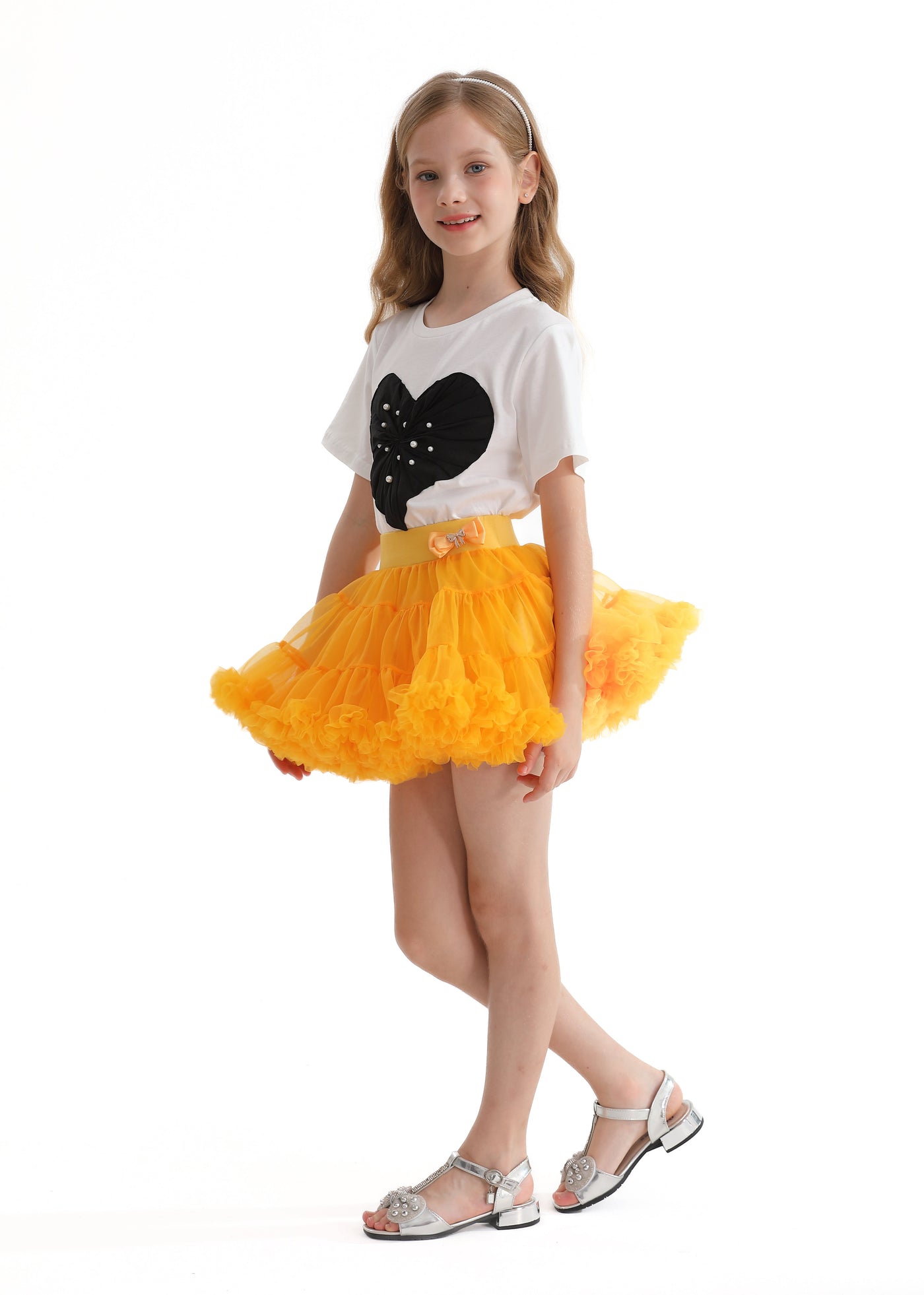 Multicolor Haley Heart Skirt Outfit - Tulleen.com